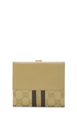 Gucci Gg Canvas Jackie Compact Wallet