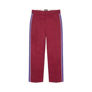 Supreme X Dickies Stripe 874 Work Pant 'maroon - Red