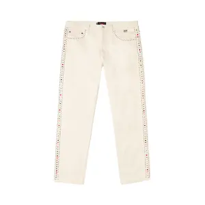 Supreme X B.b. Simon Studded Regular Jean - Cream