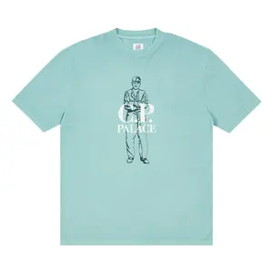 PALACE X C.p. Company Logo T-shirt - Blue