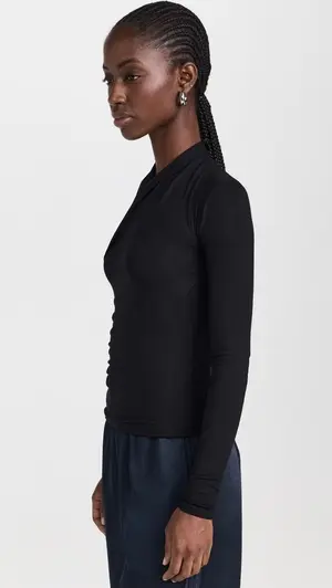 Vince Fixed Wrap Top