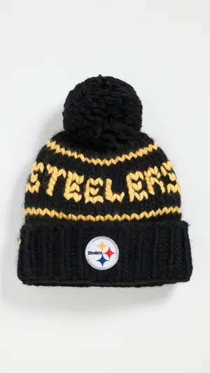 Lele Sadoughi Steelers Beanie