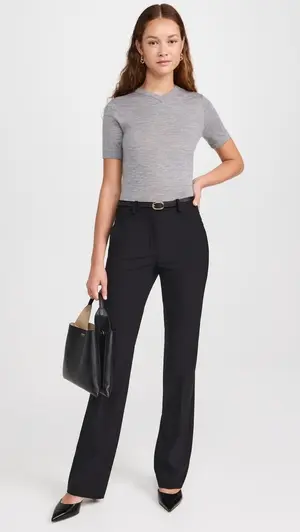 Theory Slim Fit Trousers - Black