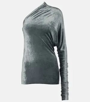 Rick Owens Diana One-shoulder Top - Blue