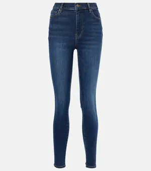 FRAME Le High Skinny Jeans - Blue