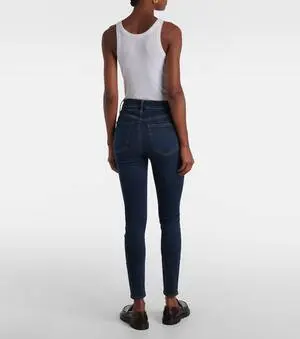 FRAME Le High Skinny Jeans - Blue