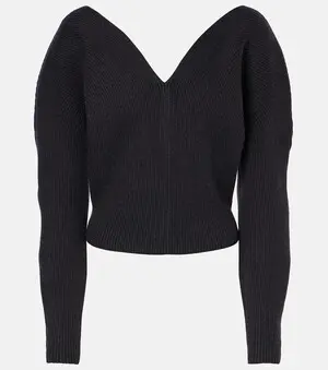 Alaïa Wool-blend Sweater - Black