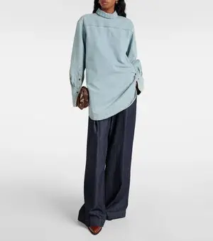 Dries Van Noten Denim Top