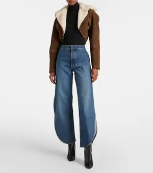 Alaïa 90 Bow-detail Leather Ankle Boots
