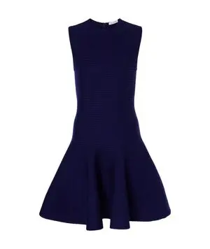 Alaïa Wool-blend Minidress - Blue
