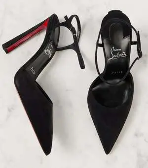 CHRISTIAN LOUBOUTIN Condora Riviera 100 Slingback Pumps - Black