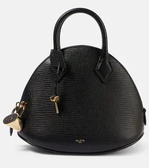 Alaïa Dome 25 Leather Tote Bag - Black