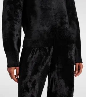 Alaïa Wool-blend Polo Sweater