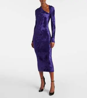 Alaïa Velvet Midi Dress