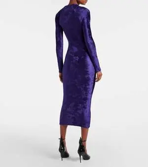 Alaïa Velvet Midi Dress