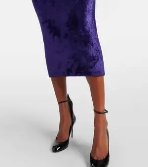 Alaïa Velvet Midi Dress