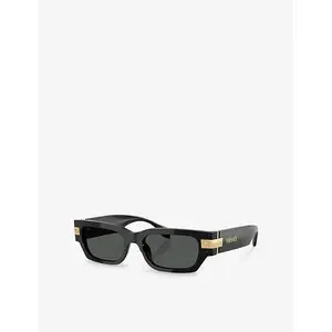 Versace Ve4465 Rectangle-frame Sunglasses - Black