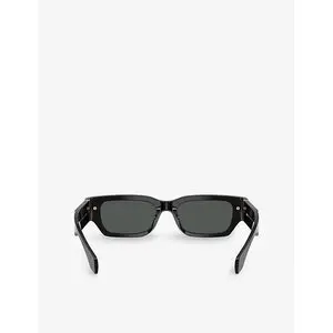 Versace Ve4465 Rectangle-frame Sunglasses - Black