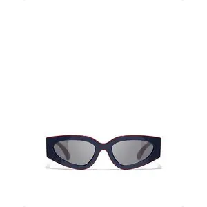 Chanel Cat-eye Sunglasses - Blue