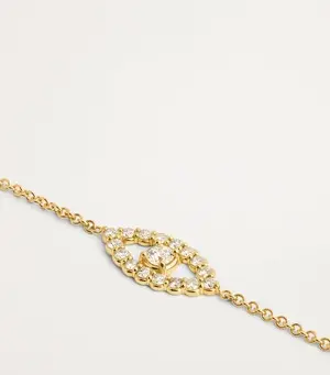 JENNIFER MEYER Diamond Evil Eye Bracelet