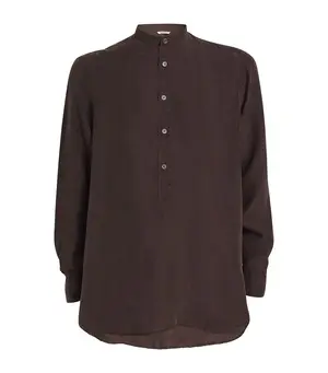 Barena Venezia Silk Shirt Brown