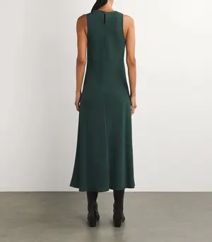 Max & Co. Satin Midi Dress - Green