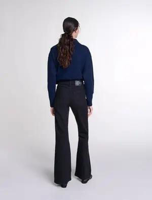 Maje Cotton Flared Jeans