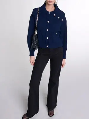 Maje Cotton Flared Jeans