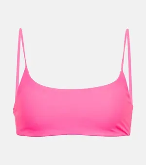 Jade Swim Muse Scoop Bikini Top - Pink