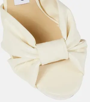 JIMMY CHOO Heloise 120 Platform Sandals - White