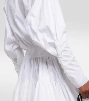 Alaïa Cotton Poplin Minidress