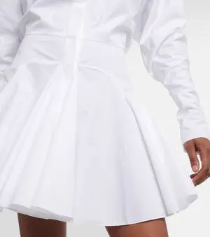 Alaïa Cotton Poplin Minidress