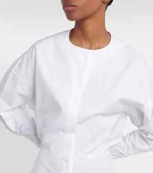 Alaïa Cotton Poplin Minidress