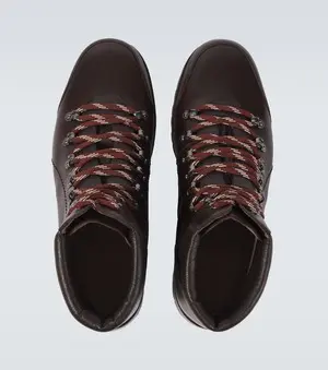 Manolo Blahnik Janka Leather Lace-up Boots - Brown