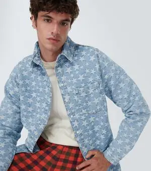 ERL Jacquard Denim Overshirt