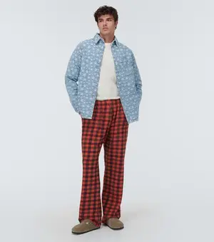 ERL Jacquard Denim Overshirt