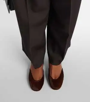 THE ROW Gemma Calf Hair Ballet Flats