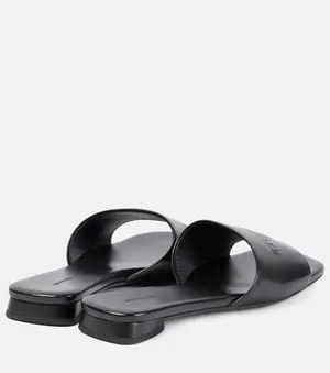 Balenciaga Duty Free Leather Slides