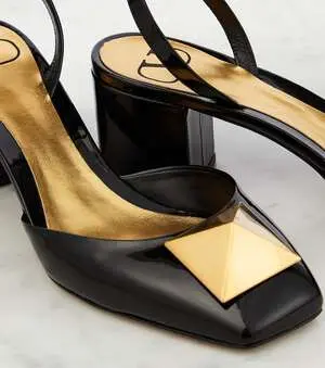 Valentino Garavani One Stud Patent Leather Pumps