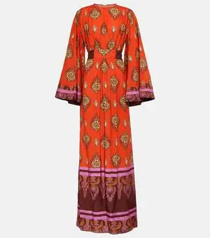 Johanna Ortiz Printed Kaftan - Orange