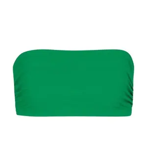 KARLA COLLETTO Basics Bandeau Bikini Top - Green