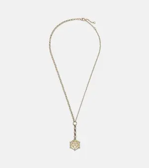 FOUNDRAE Amate True Love 18kt Yellow Chain Necklace With Diamonds - Gold