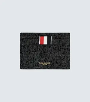 Thom Browne Leather Cardholder - Black