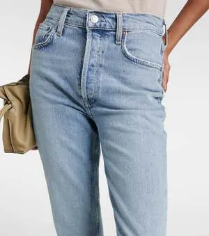 AGOLDE Riley High-rise Cropped Slim Jeans