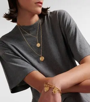 FOUNDRAE Reverie 18kt Yellow Chain Necklace With Diamonds