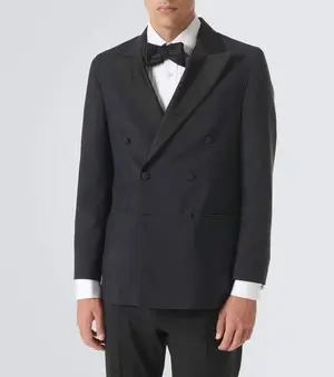Rubinacci Wool Tuxedo Jacket