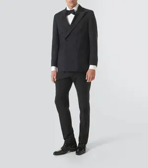 Rubinacci Wool Tuxedo Jacket