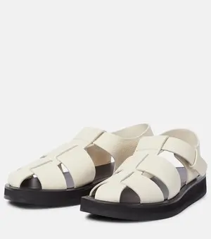 THE ROW Fisherman Leather Sandals