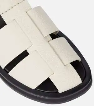 THE ROW Fisherman Leather Sandals