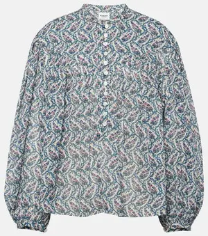 MARANT ETOILE Salika Printed Cotton Top